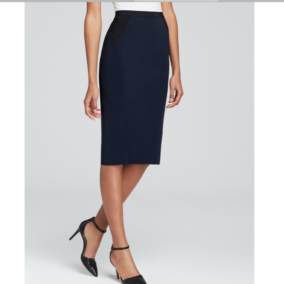 Elie Tahari | Skirts | Elie Tahari Color Block Scuba Pencil Skirt ...